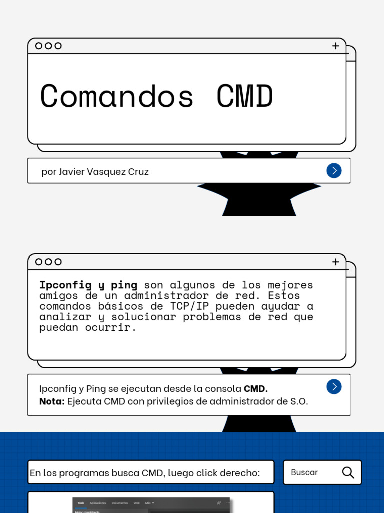Comandos CMD Redes | PDF