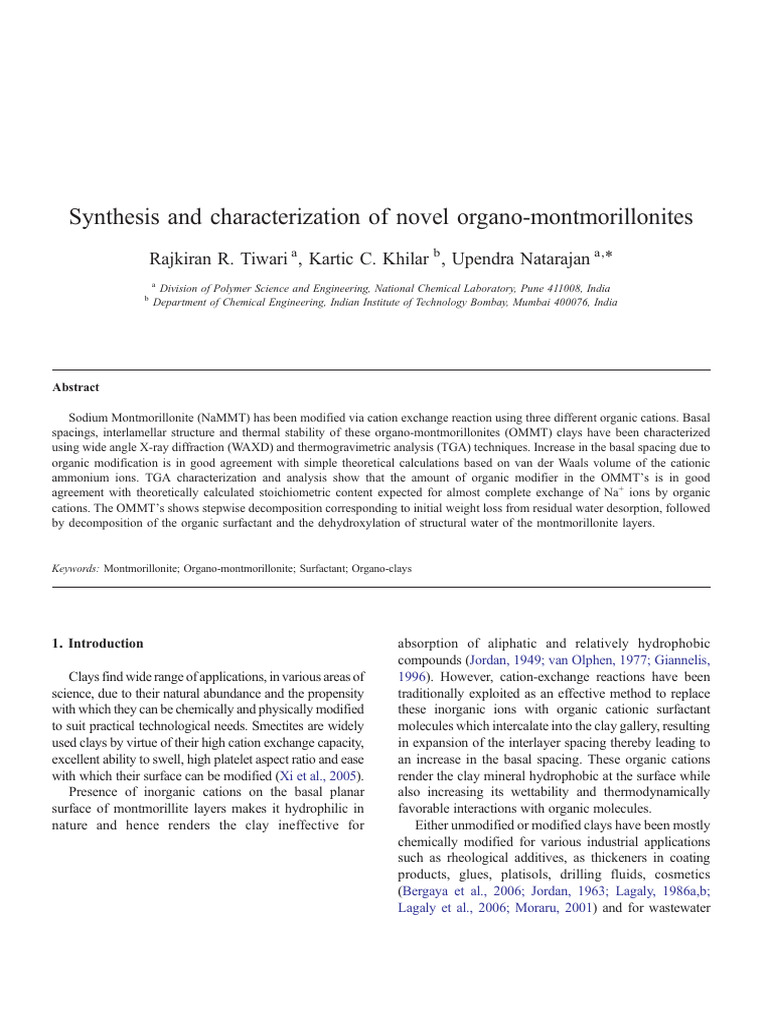 Characterization Journal 1 | PDF