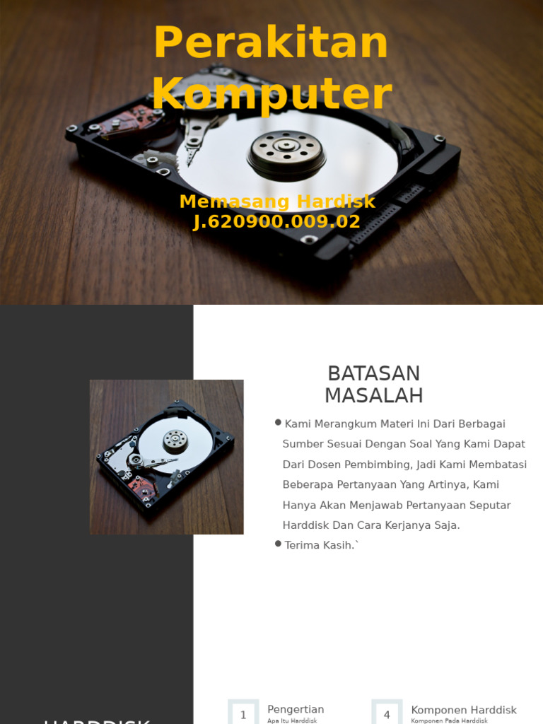 Perakitan Komputer-Memasang Hardisk | PDF