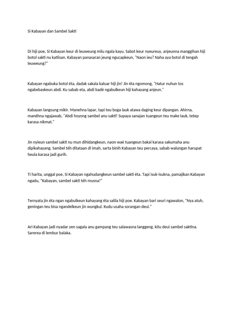 Si Kabayan Dan | PDF