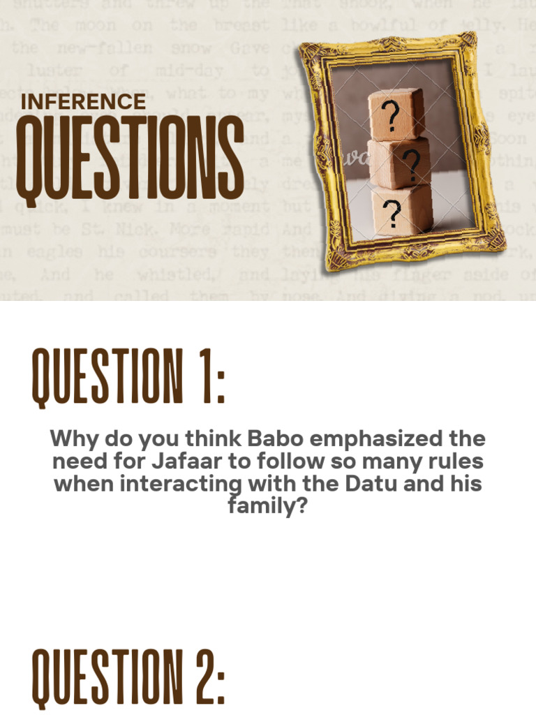 Inference Questions | PDF