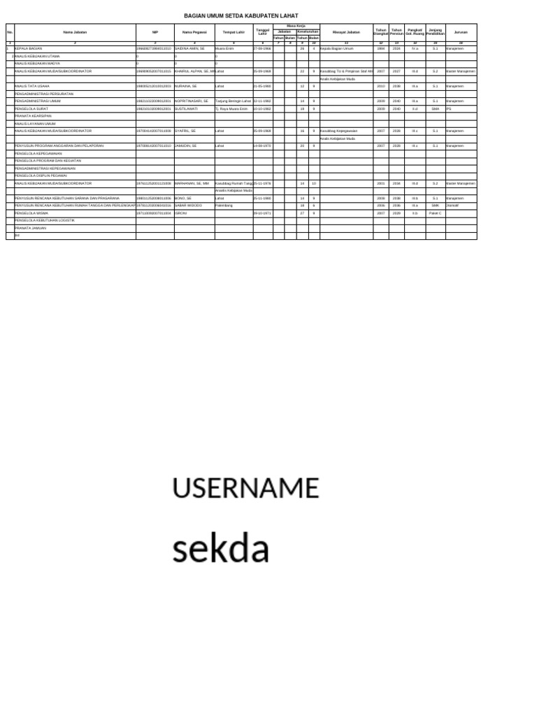 Lampiran - Form Biodata | PDF