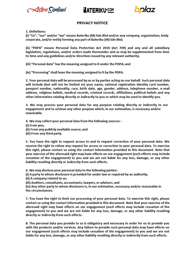 Privacy Declaration Form | PDF | Government | Politics