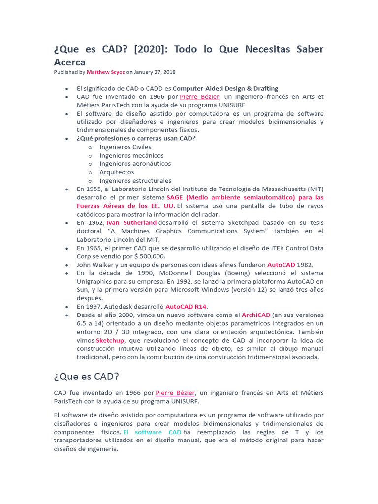 Que Es CAD | PDF