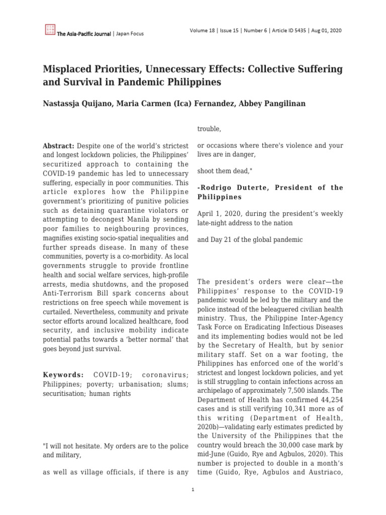 Misplaced Priorities Unnecessary Effects | PDF