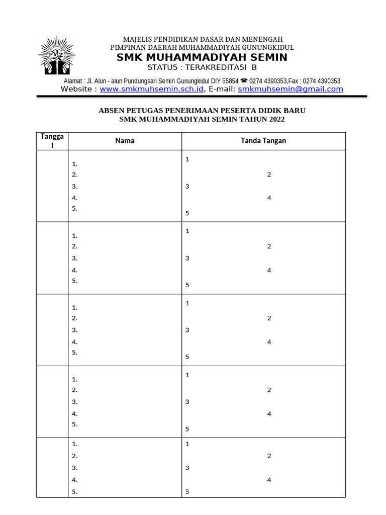 Absen PPDB 2022-2023 | PDF
