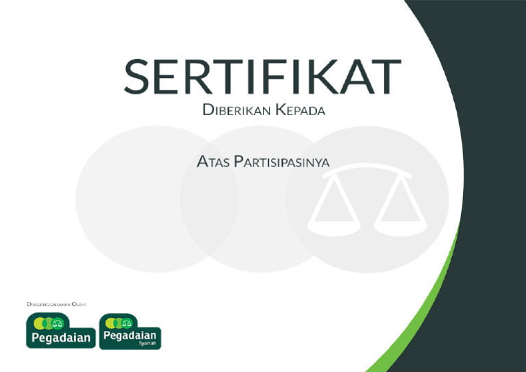 Sertifikat Kelulusan Materi KCA | PDF
