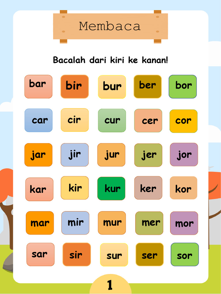 Kelas 1 - Modul Calistung 05-3 | PDF