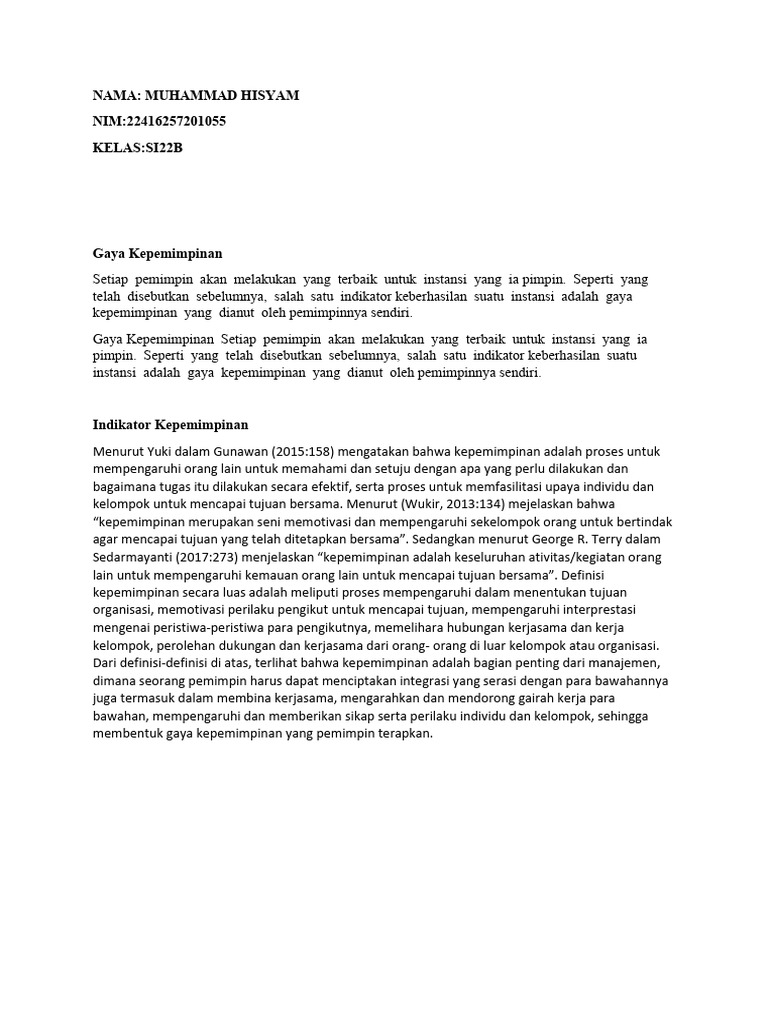 Hisyam Uts PMB | PDF