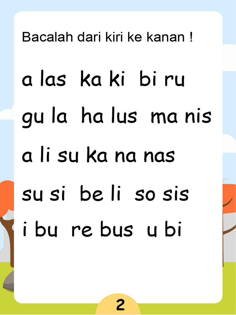 Kelas 1 - Modul Calistung 05-8 | PDF