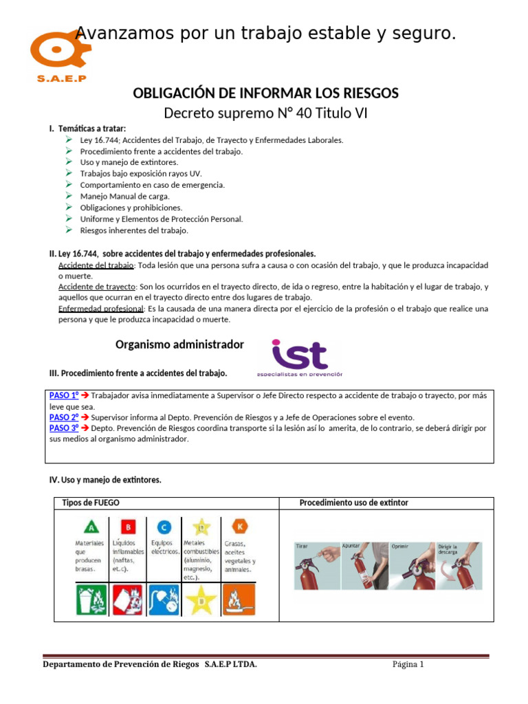 Obligación de Informar Los Riesgos de La Operación | PDF