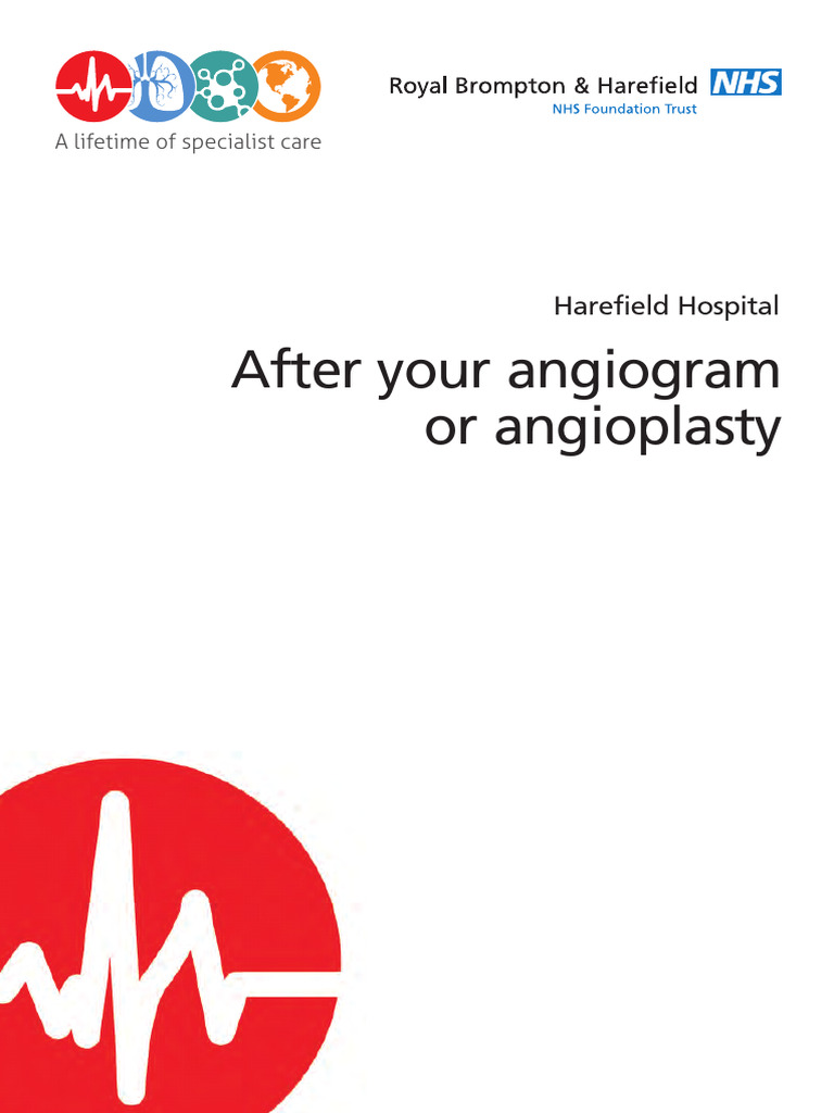 After Your Angiogram or Angioplasty | PDF