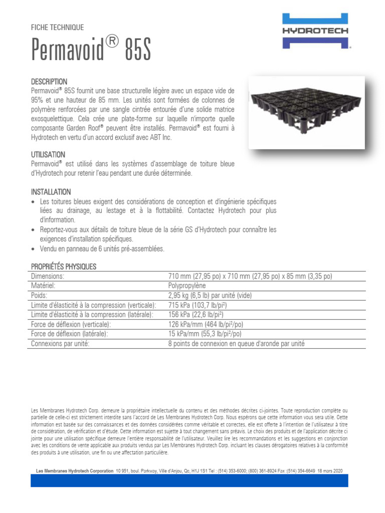 Pds Permavoid 85S 2020 03 | PDF