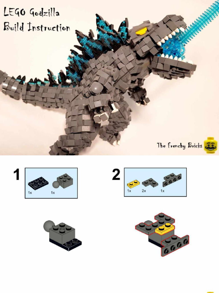 LEGO Chibi Godzilla Build Instruction | PDF