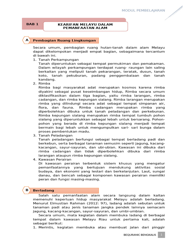 Template Materi BMR 6 | PDF