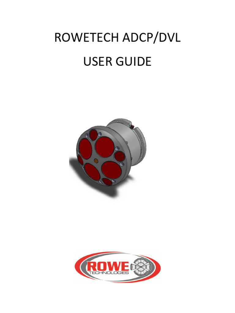 Rti Adcp DVL User Guide Rev An | PDF