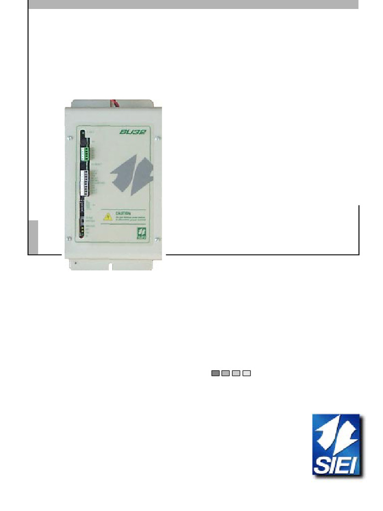 Braking Unit BU32-1S9A45 - 27-5-04 - BU32-g - 9 | PDF