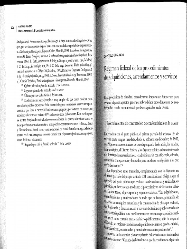 Régimen Federal de Los Procedimientos de Adquisiciones, Arrendamientos ...