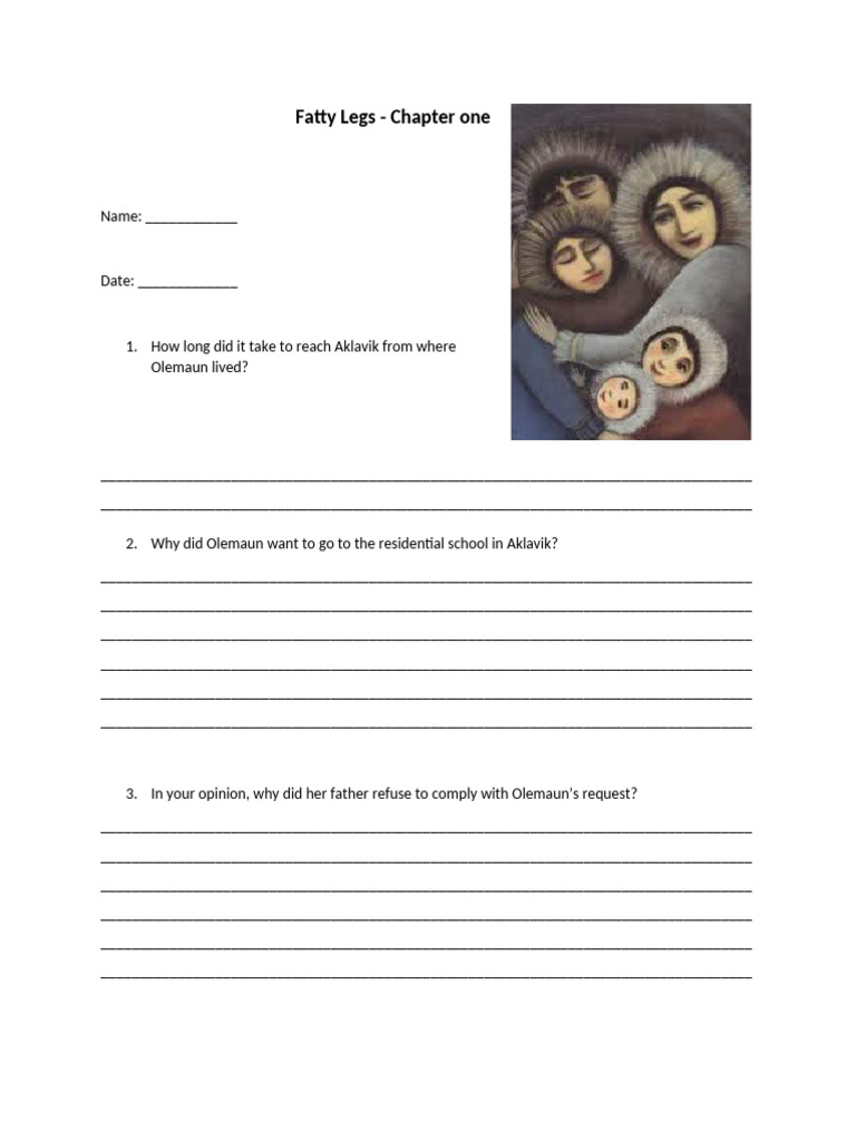 Fatty Legs - ch1 | PDF