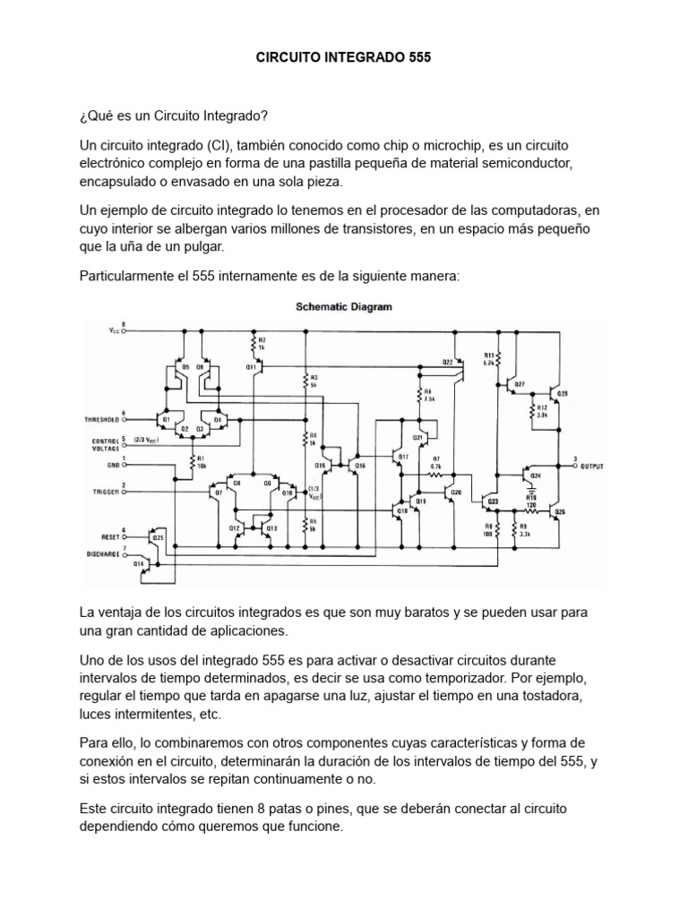 Circuito Integrado 555 | PDF