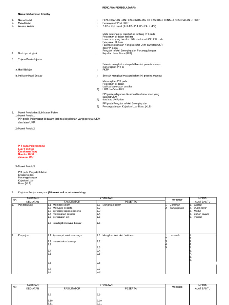 Form RP Coba Coba | PDF