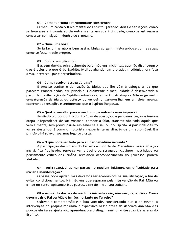 Questionário Novo | PDF