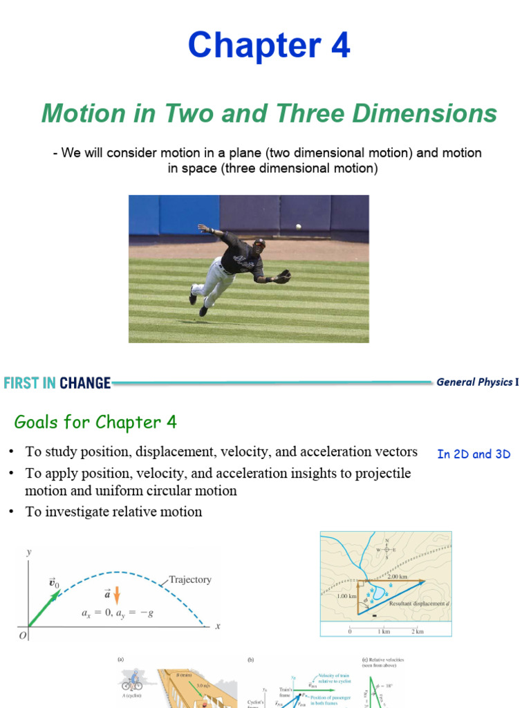 General Physics I 2022 Lecture Note (Chapter04) | PDF