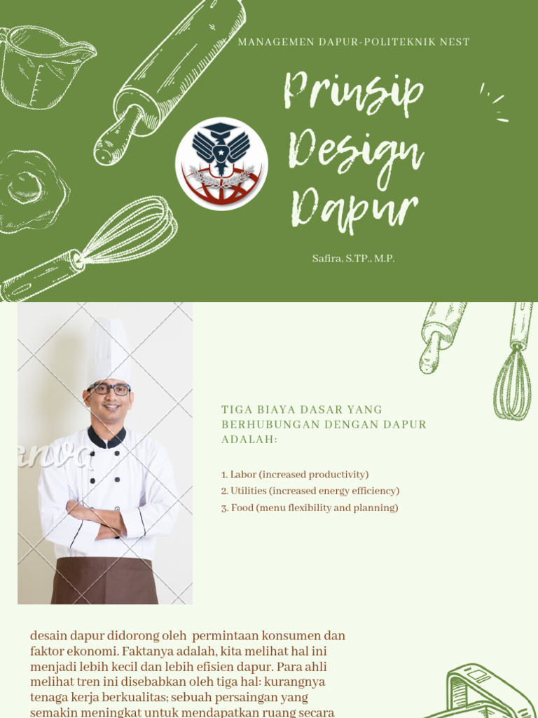 Prinsip Design Dapur | PDF