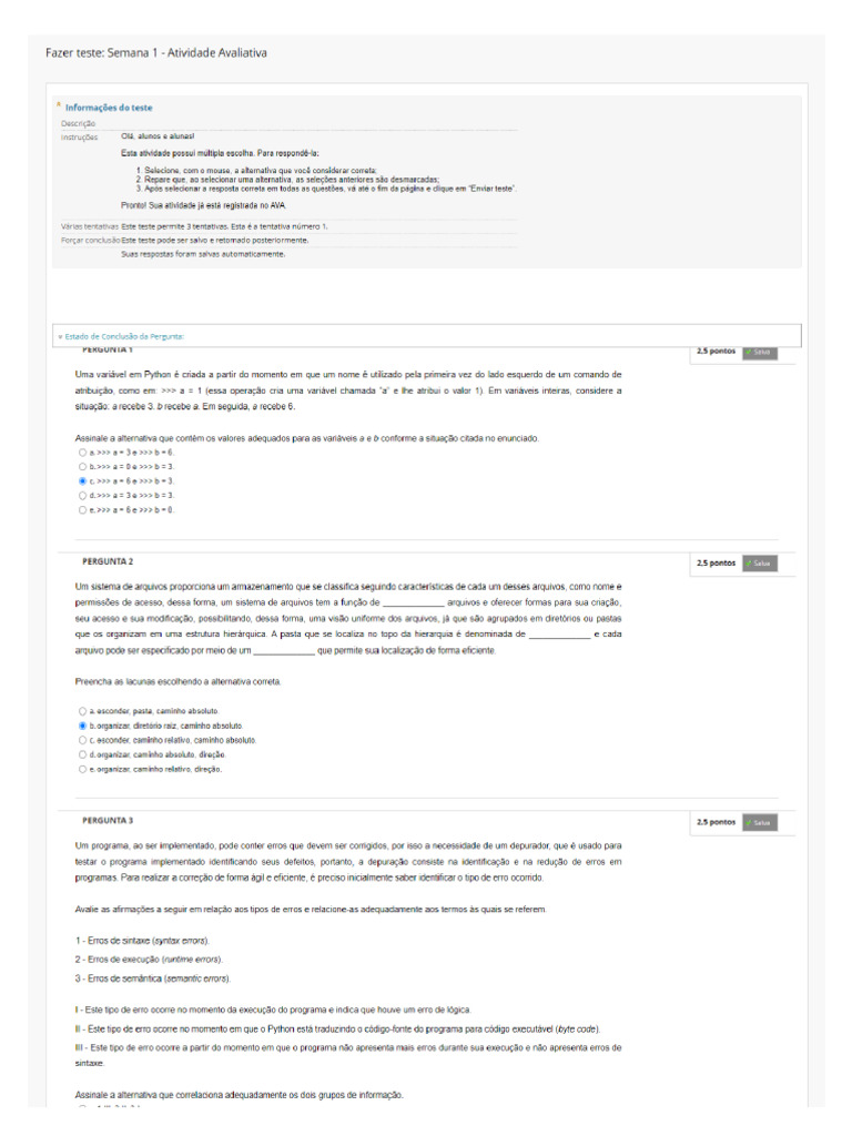 Algoritmos 2 Aval 1sem | PDF