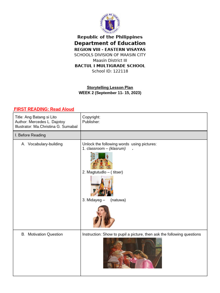 R8 KLP - Ang Bata Nga Si Lito | PDF