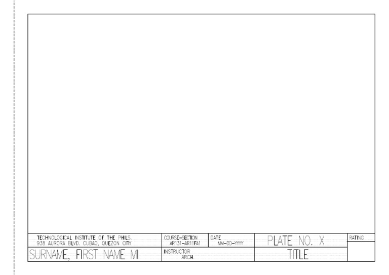 0.01 Standard Title Block A3 - 1 | PDF