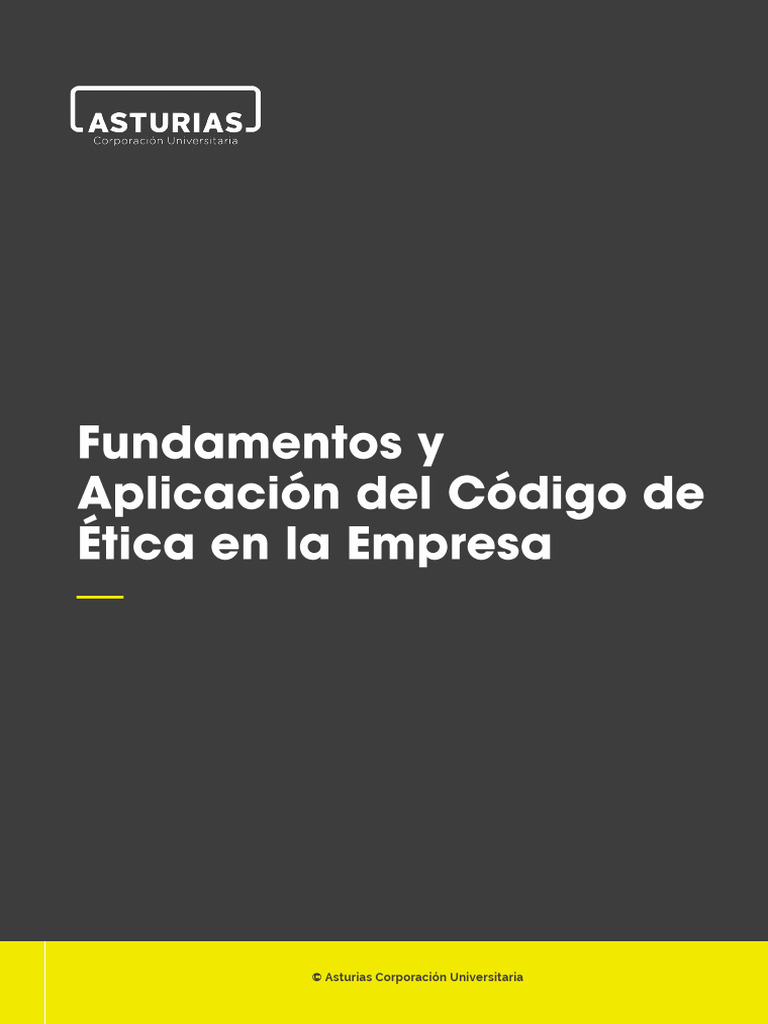 Fundamentos y Aplicacion Del Codigo de Etica en La Empresa | PDF ...