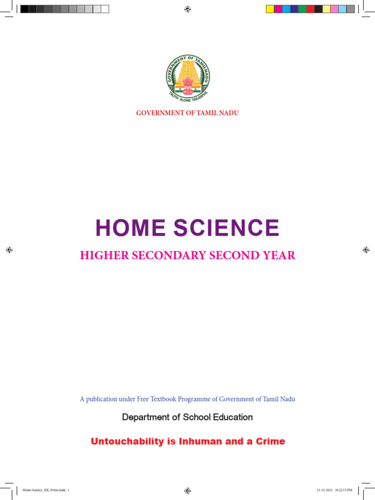 12th Home Science EM Text | PDF