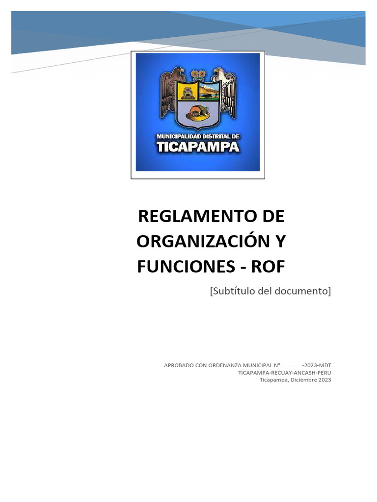 Ejemplo de Rof | PDF