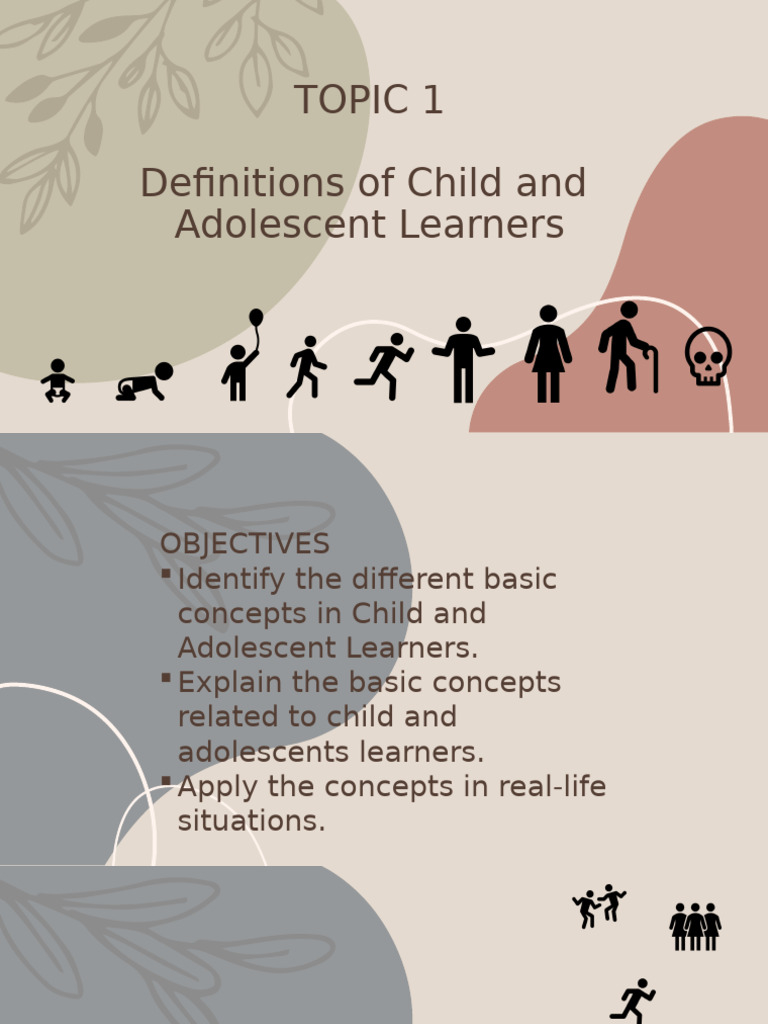 Definition of Child and Adolescence Learners | PDF