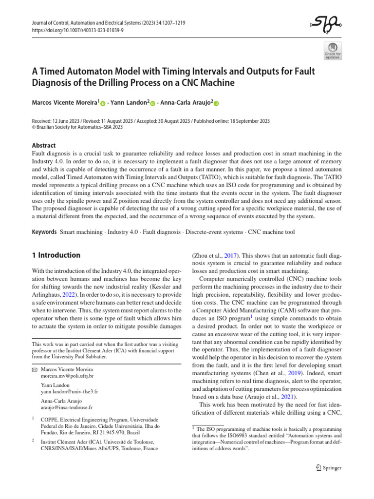 Luan - A Timed Automaton Model For Fault Diagnosis of The Drilling ...