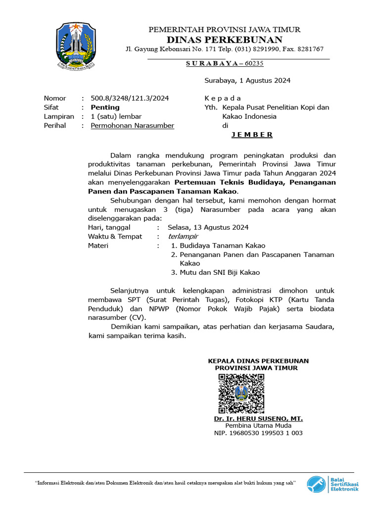 Permohonan Narsum | PDF