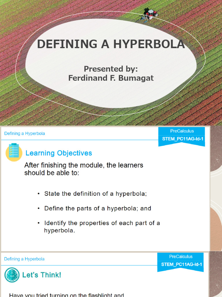 Lesson 1d Defining A Hyperbola | PDF
