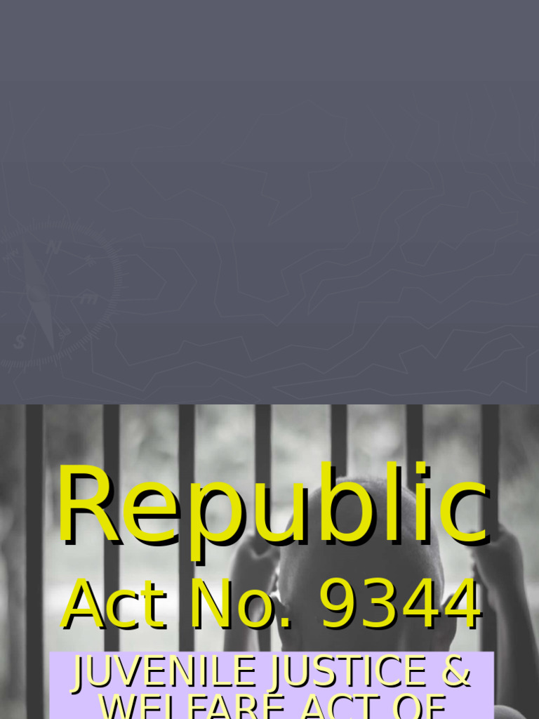 Ra 9344 | PDF | Crimes | Crime & Violence