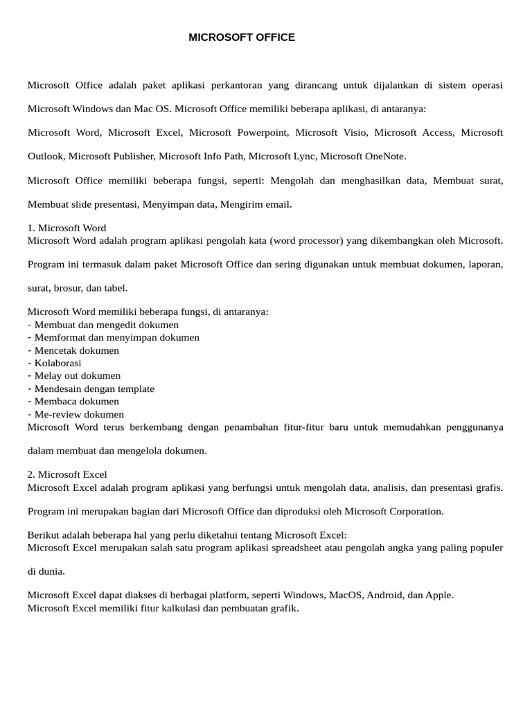 Microsoft Office Tutorial Pdf