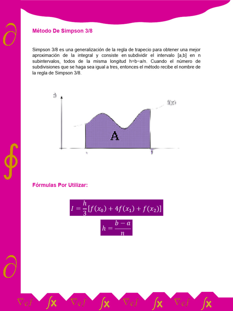Método de Simpson Tres Octavos | PDF