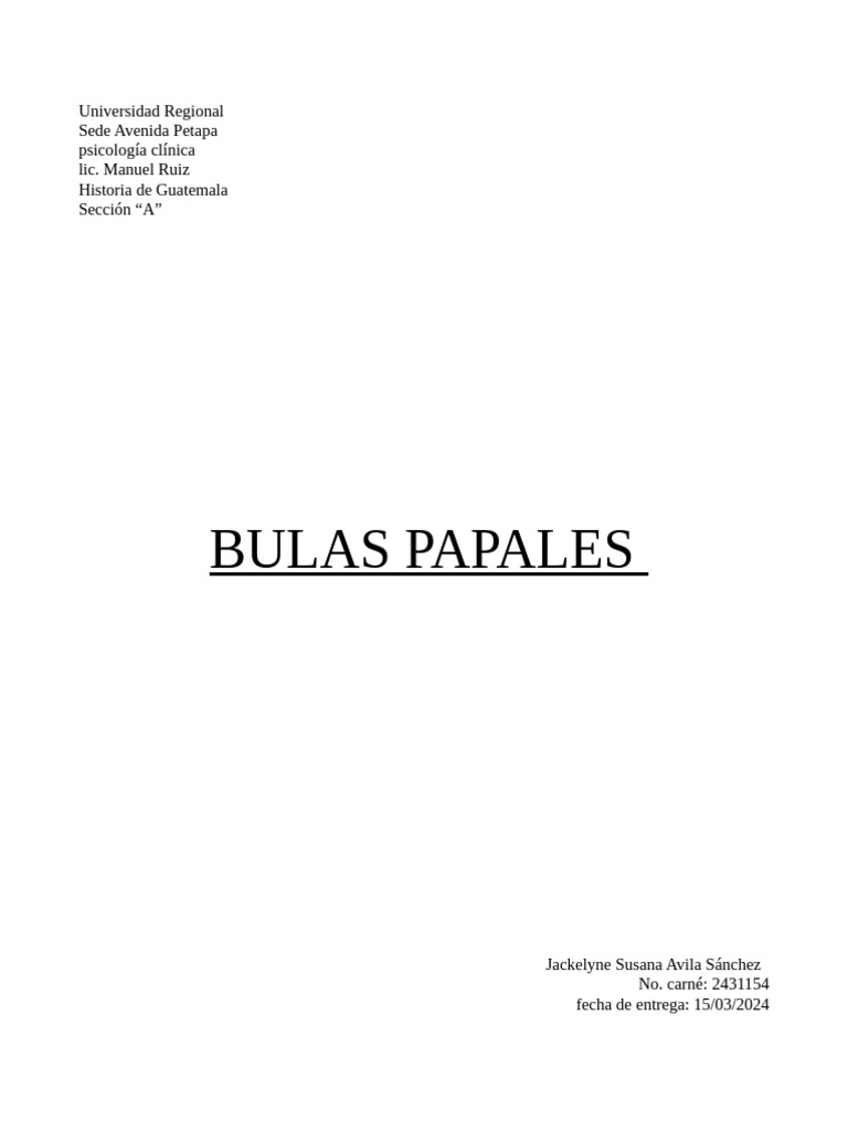 Bulas Papales-1 | PDF