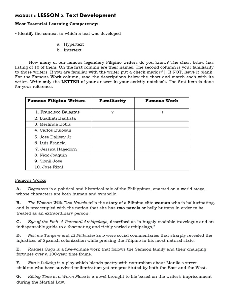 Module 2-Lesson 2 | PDF