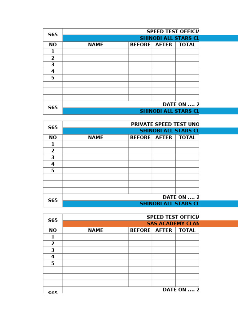 Standart Reputation Lock Shinobi All Stars For Speed Test | PDF