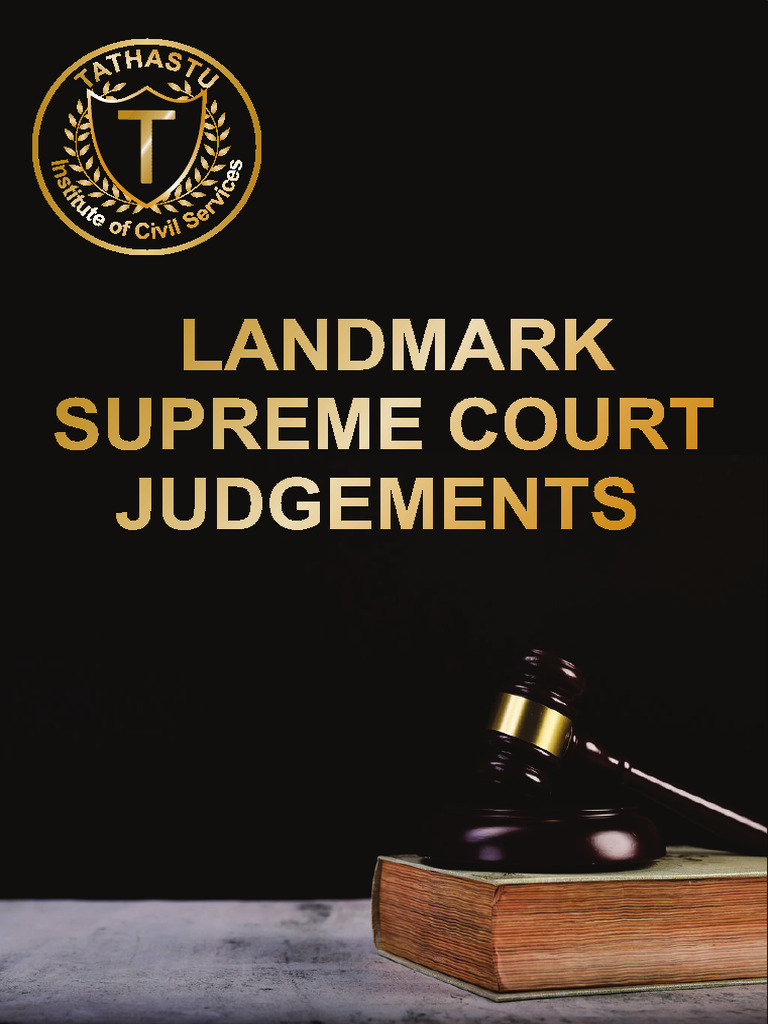 Supreme Court Important Judgement 1725848038 | PDF | Sexual Harassment ...