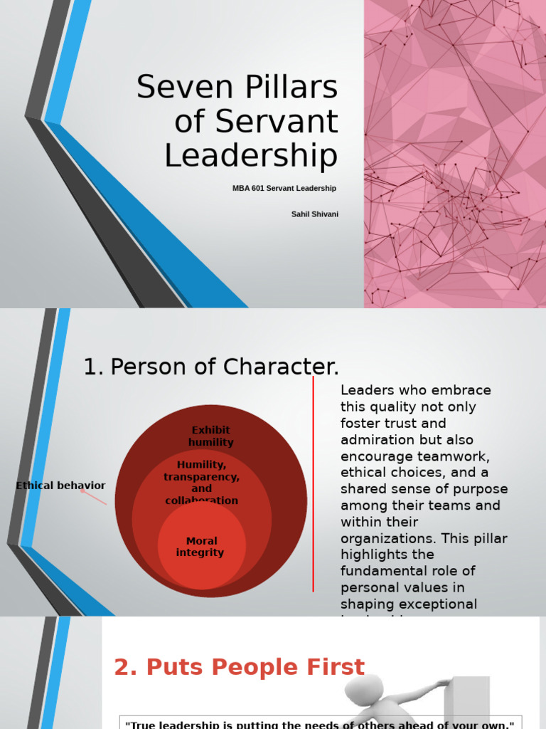 Seven Pillars of Servant Leadership | PDF