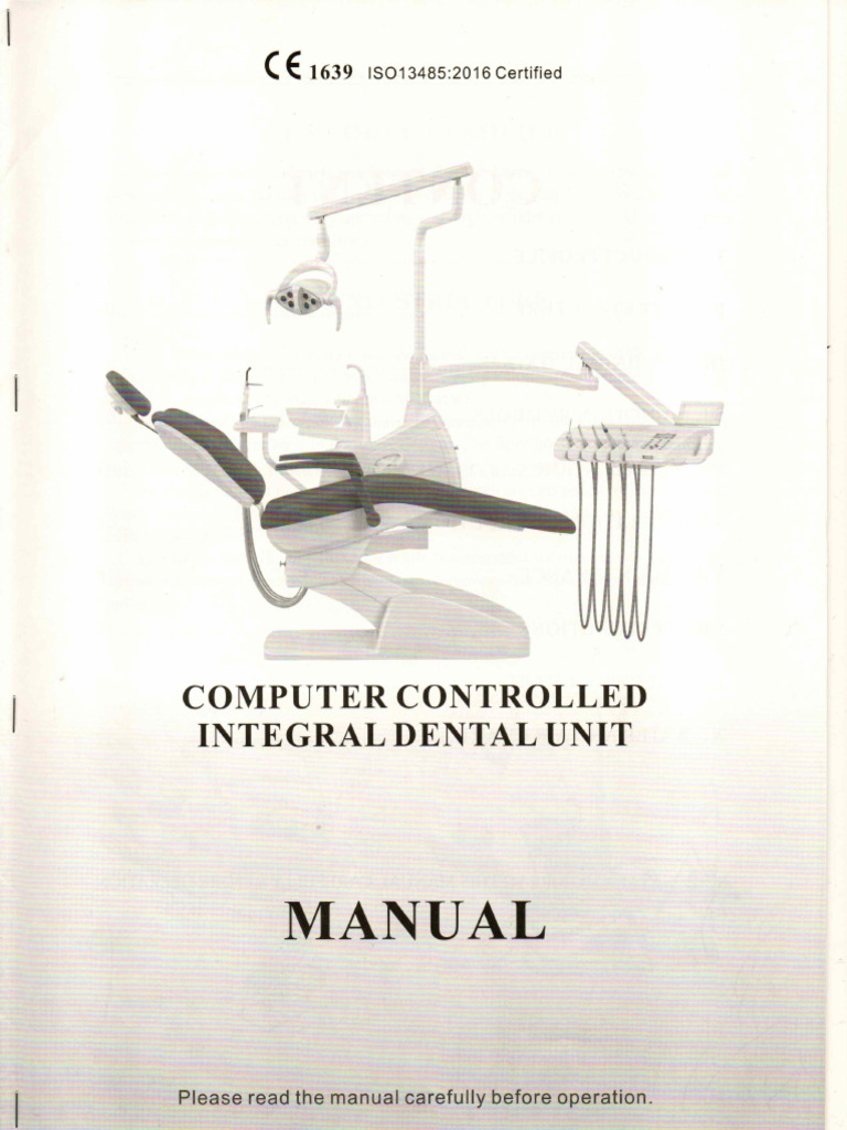 Manual Sillón Dental A009 | PDF