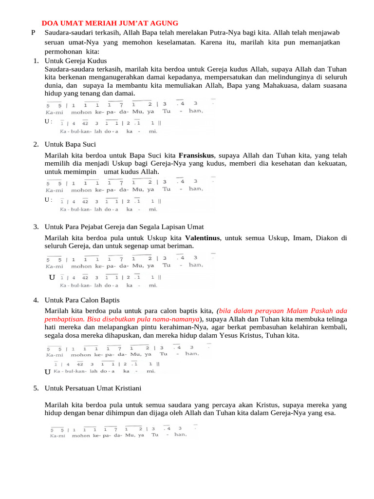 Doa Umat Meriah Jum | PDF