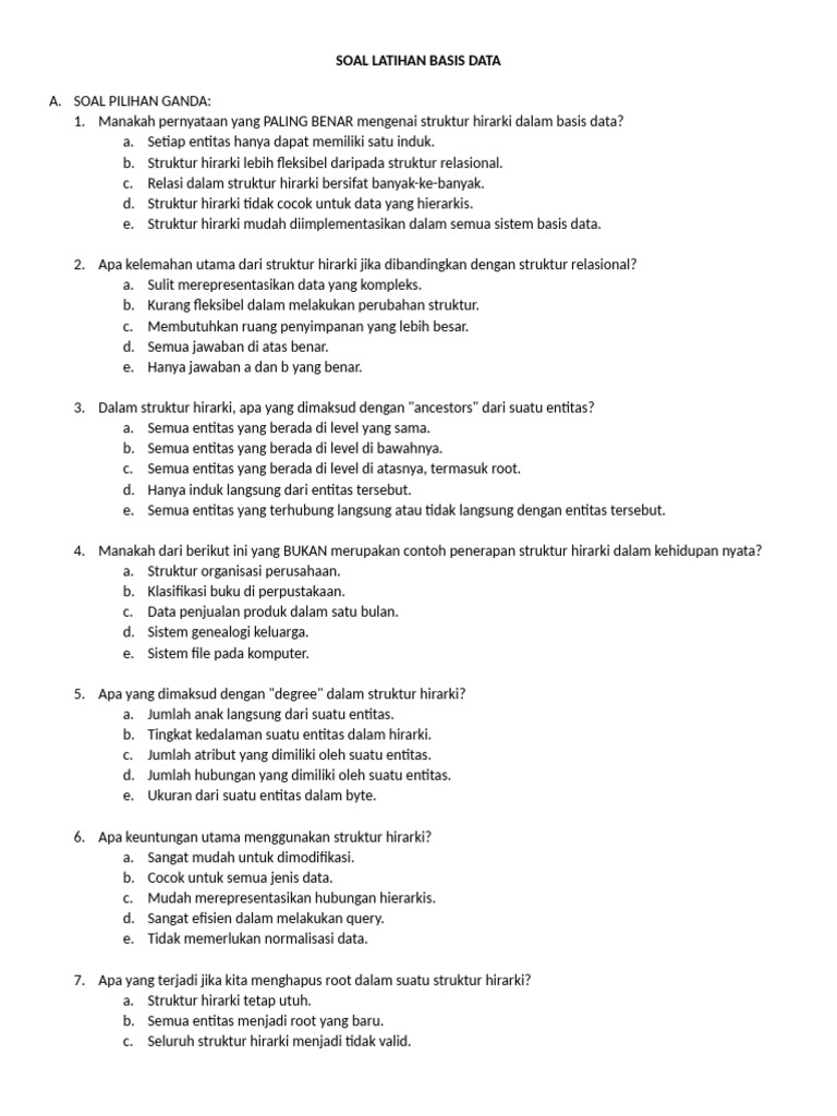 Tugas Latihan Basisdata | PDF