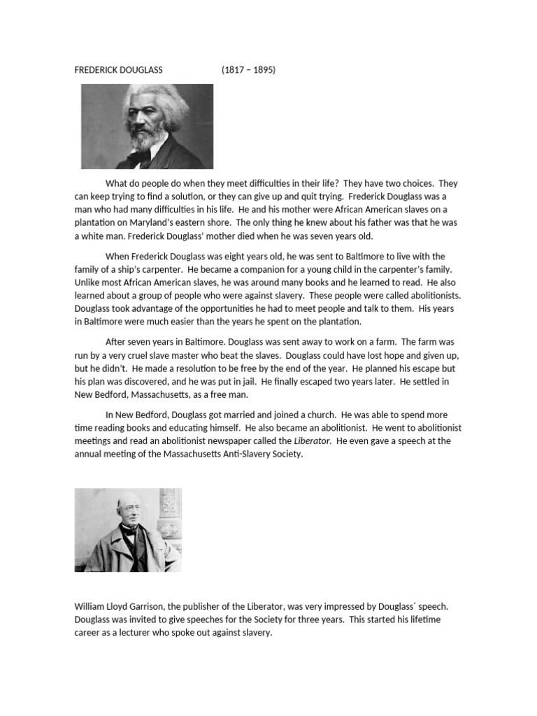 Frederick Douglas | PDF